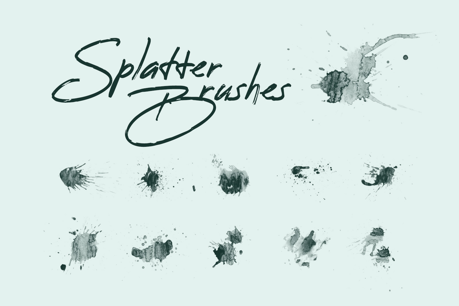 Splatter Brushes - Aero Shape®